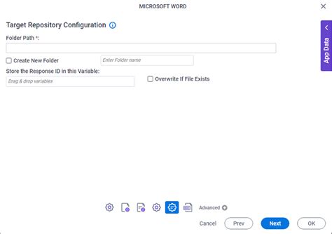 Microsoft Word Target Repository File System