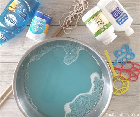 How To Make Your Own Mega Bubble Solution The Quiet Grove