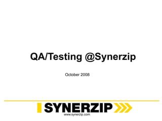 The QA Testing Process PPT