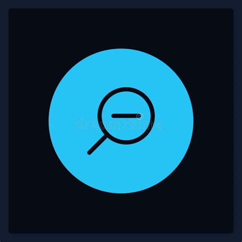 Active Zoom Out Button Ui Element Template Stock Vector Illustration Of Active Minus 263986564