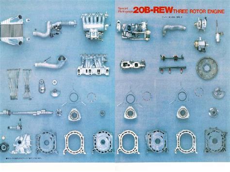 Mazda Rotary Engine Exploded Schematics