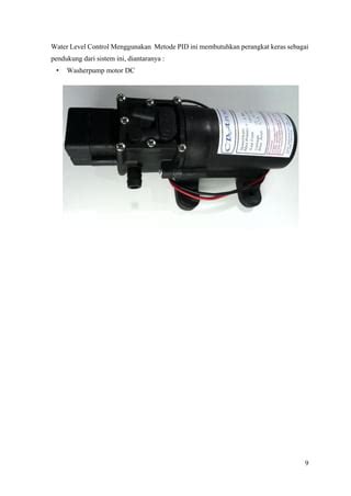 B100 B600 Water Level Control Dengan Metode PID PDF