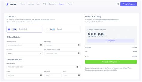 7 Stunning Html Payment Page Templates Themeselection