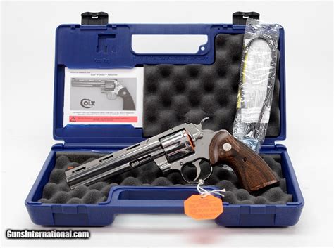 BRAND NEW 2020 Colt Python 357 Mag SP6WTS 6 Inch In Blue Hard Case Blemished