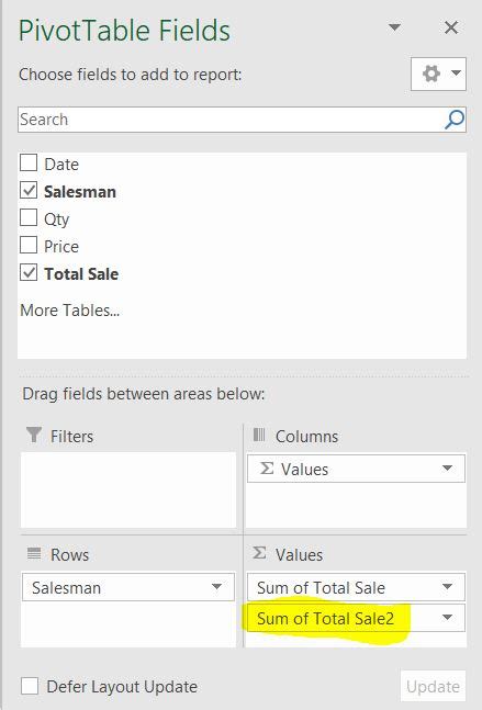 How To Add A Percentage Of Total Column In A Pivot Table Design Talk