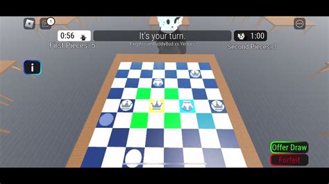 Roblox Checkers 1 Youtube