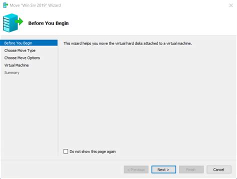 Moving Vms From One Location To Another Using Hyper V 2019
