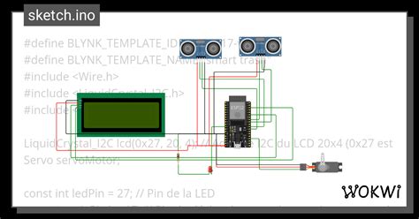 Smart Trash Copy Wokwi Esp32 Stm32 Arduino Simulator