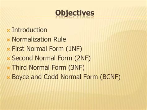 Presentation On Normalizationpptx