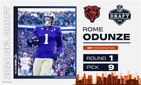Nfl Draft How Experts Graded The Bears Selection Of Rome Odunze