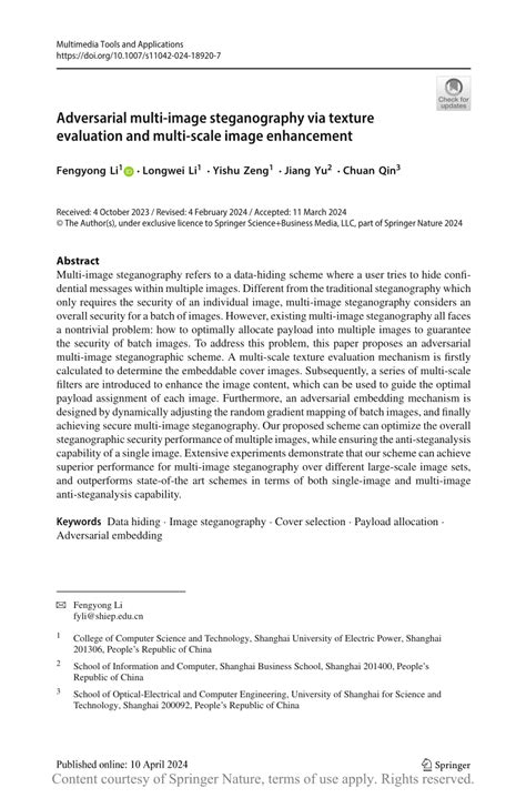 Adversarial Multi Image Steganography Via Texture Evaluation And Multi Scale Image Enhancement