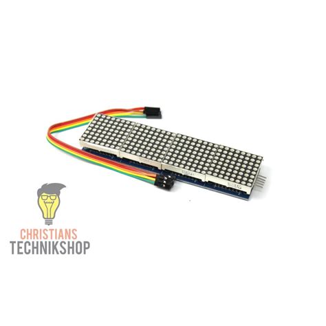 dot matrix modul 4 8x8 1088as matrix max7219 treiber für arduino ra