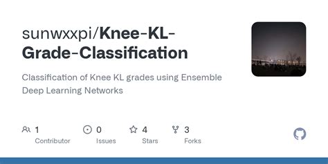 Github Sunwxxpiknee Kl Grade Classification Classification Of Knee