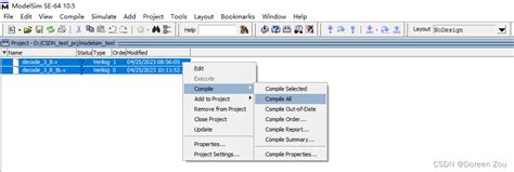 modelsim的入门仿真步骤（图文干货） modelsim仿真 csdn博客