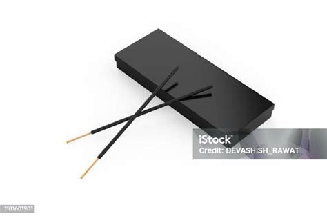 아로마 향 스틱 패키지 고립 된 흰색 배경에 상자 모형 템플릿 3d 그림 0명에 대한 스톡 사진 및 기타 이미지 0명 3차원 형태 가지 식물 부위 Istock
