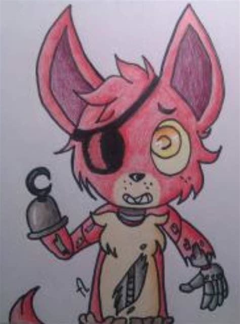 Фокси Из Фнаф Для Срисовки 62 фото