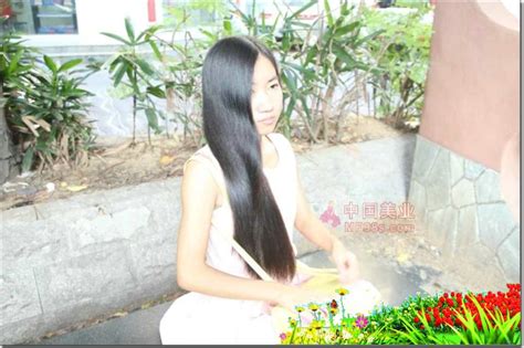 剪下刚毕业女生清香秀发 ZY123 11 剪发 中国长发