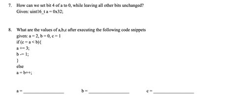 Solved How Can We Set Bit Of A To While Leaving All Chegg Com