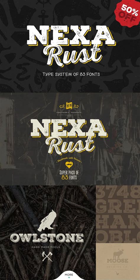 Nexa Rust Handmade Font Font Packs Cherry On The Cake