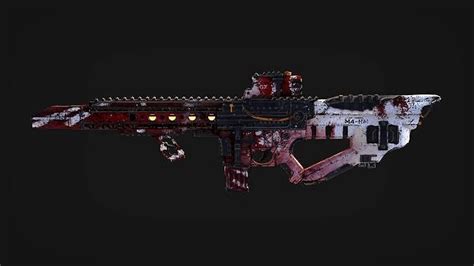 M4 Hm Sniper Rifle Dead Snow 3d Model
