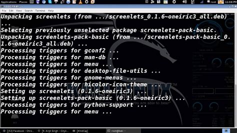 How To Install Screenlets In Kali Linux YouTube