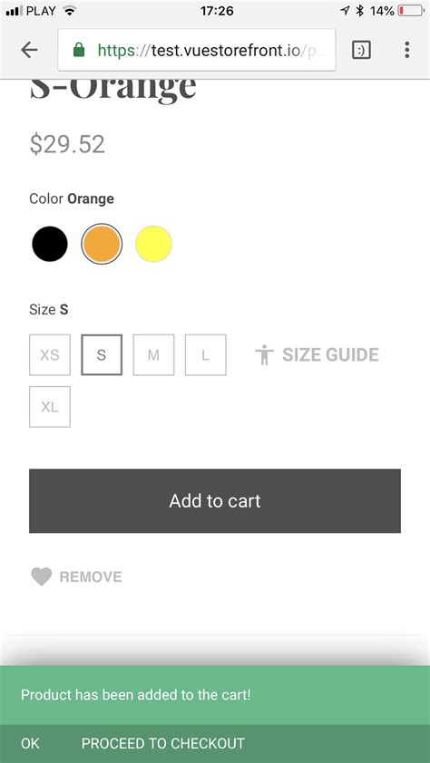Notification Click On The Message Should Fire The Default Action1 · Issue 1096 · Vuestorefront