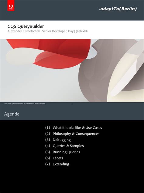 cq5 querybuilder adaptto berlin pdf x path software development