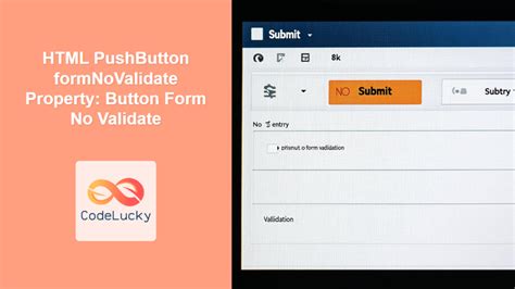 Html Form Submit Method Submitting Forms Programmatically Codelucky