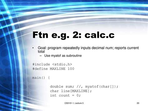 cs programming languages c lecture 3 ppt download