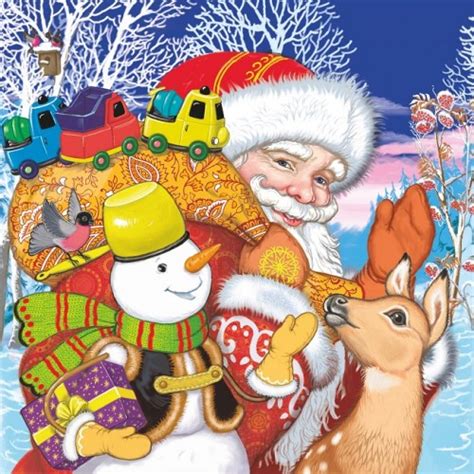 Дзед Мароз спяшаецца на свята