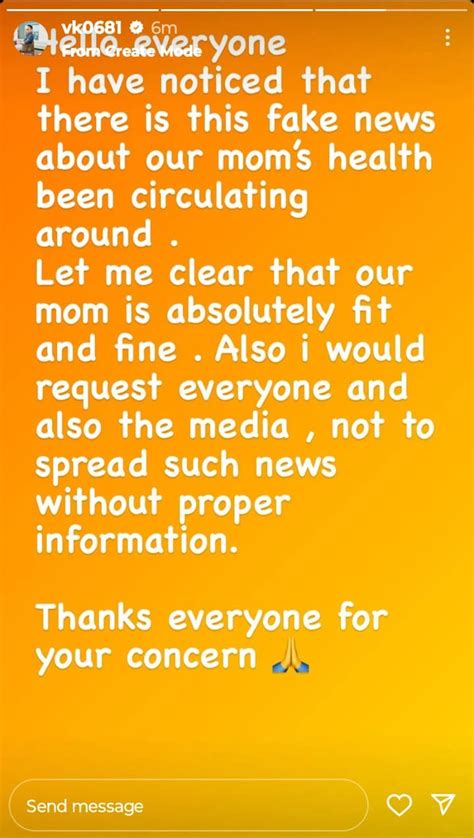 Virat Kohlis Brother Vikas Kohli Quashes Fake News Circulating About