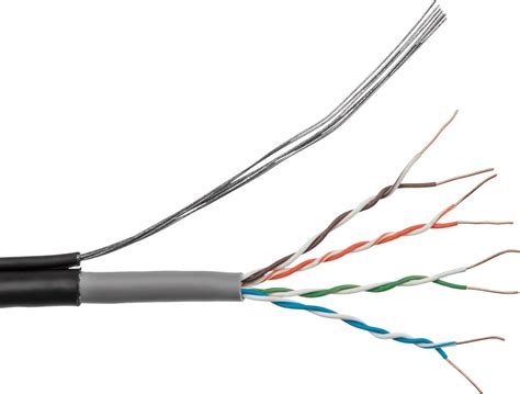 Кабель Utp 5e бухта 305м Logicpower КНП с тросом 4x2x0 50 Cu 2497