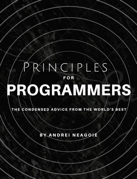 principles for programmers andrei neagoie p r i n c i p l e v b v1