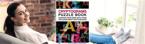 Cryptograms Puzzle Book Sharpen Your Mind With These 300 Large Print