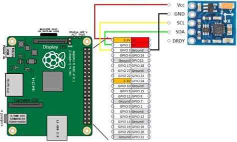 Magnetometer With Raspberry Pi Computers Gy 271 Hmc5883l Wiring And Code