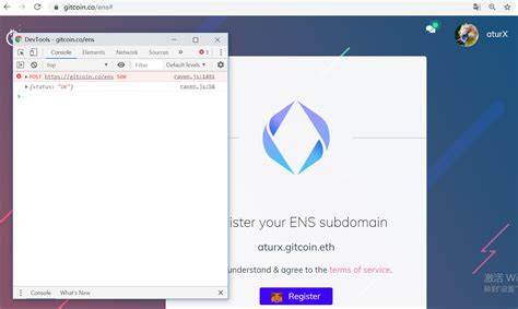 can t get ens subdomains 500 code · issue 6850 · gitcoinco web · github