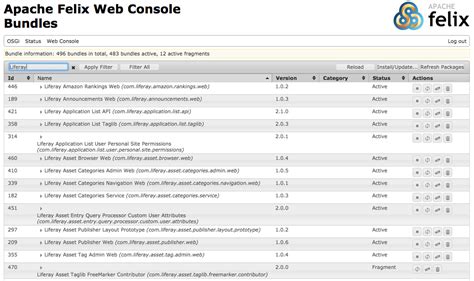 Come Installare Apache Felix Web Console In Liferay 7