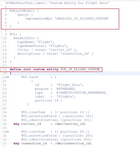 Abap Restful Application Programming Model 18 Custom Entity