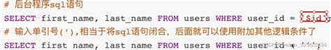 sql注入的原理 sql注入原理 CSDN博客