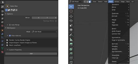 Loop Tools Enabled But Not Showing In Menu Blender On Mac OS X Modeling Blender
