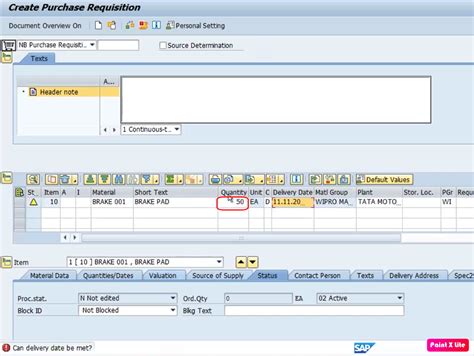 How To Create Purchase Requisition PR SAP S HANA Manage Adora