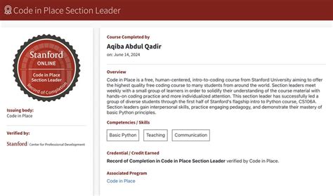 Aqiba Abdul Qadir On Linkedin Its The End The End Of A Six Week Long Journey At Stanford