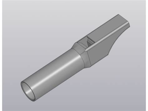Tin Whistle Mouthpiece For Feadog Ali By Vitaliysh Download Free Stl