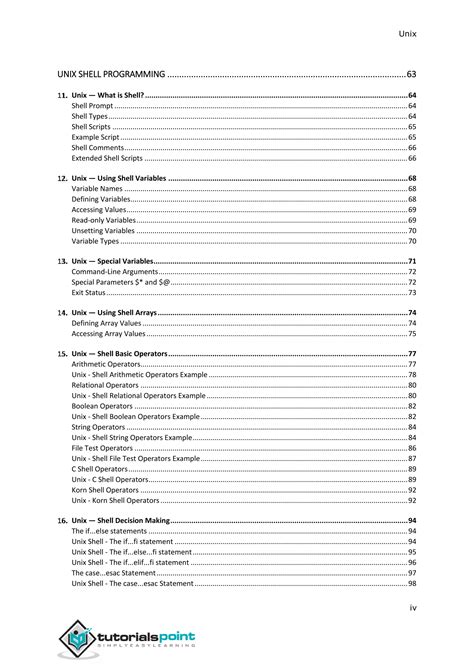 Unix Tutorial Pdf Operating Systems Computer Software And Applications