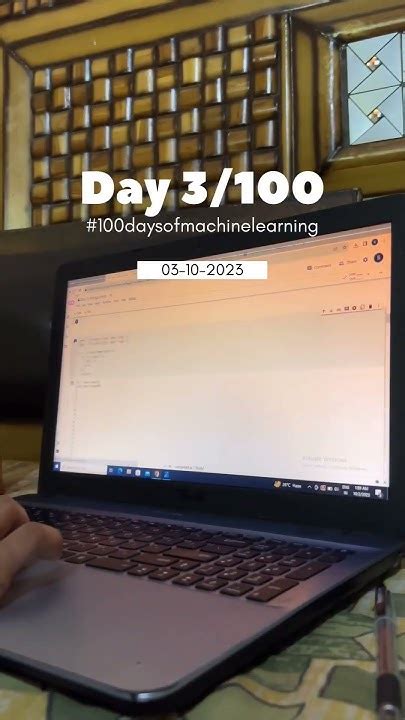Day 3100 Of 100 Days Of Machine Learning 100daysofmachinelearning Shorts Youtube