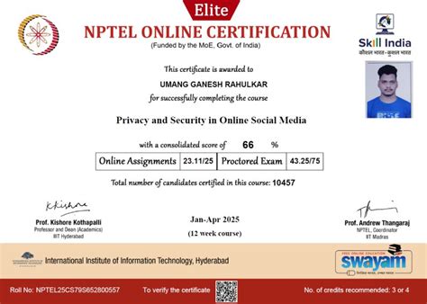 Nptel Cybersecurity Privacymatters Iiithyderabad