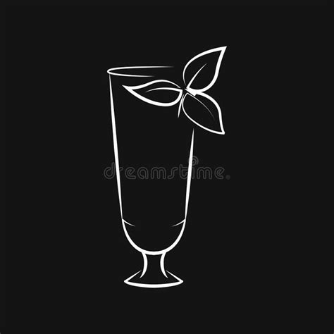 Cocktail Icon Vector Pictogram Isolated On Background Symbol Logo