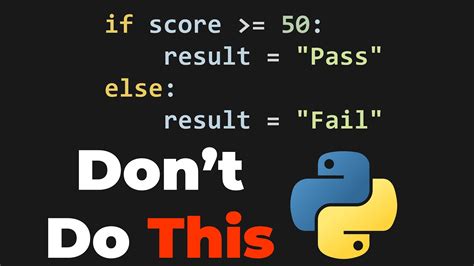Python Ternary Operator Youtube