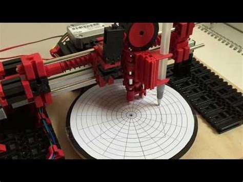 Polar Drawing Machine Built With Fischertechnik And Arduino Thanks To