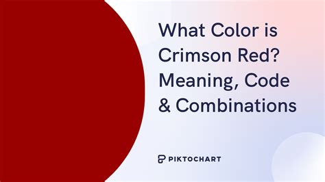 What Color Is Crimson Red Meaning Code And Combinations